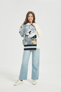 Half Knitted Starry Night sweater – Galartsy