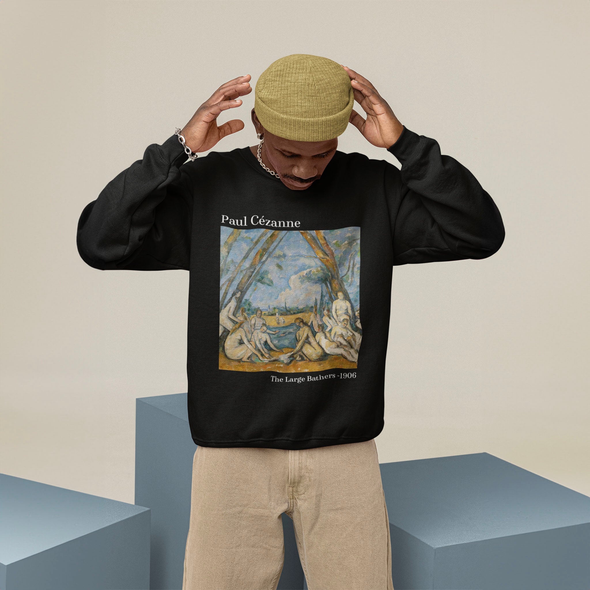 Paul Cézanne The Large Bathers Sweatshirt – Galartsy