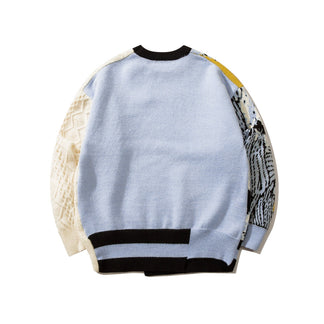 Half Knitted Starry Night sweater – Galartsy