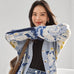 Van Gogh Starry Night Knitted Cardigan sweater – Galartsy