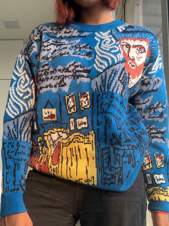 Van Gogh's life sweater – Galartsy