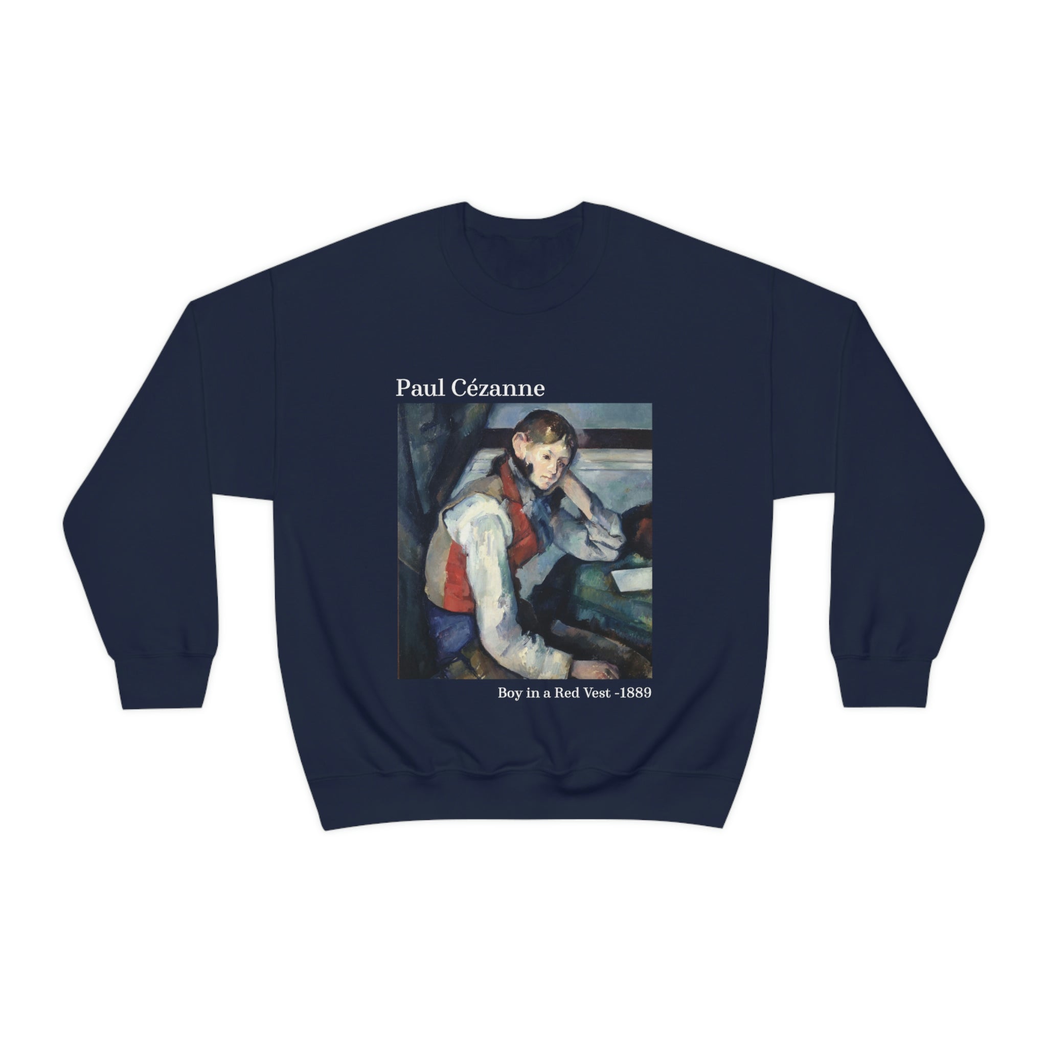 The Boy In The Red Vest Paul Cezanne