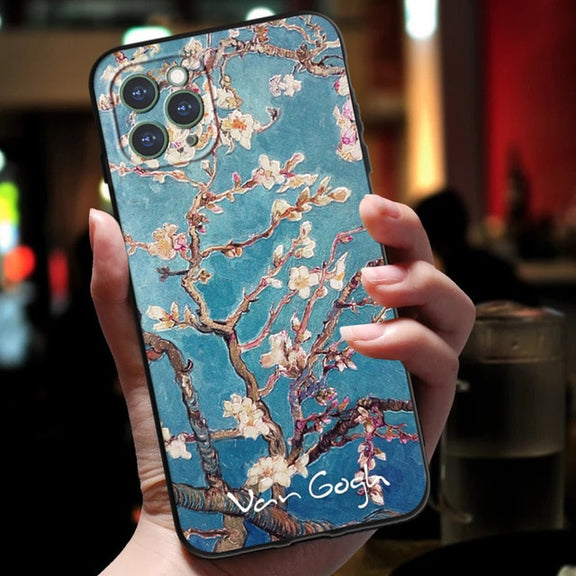 Van gogh embossed iPhone cases – Galartsy