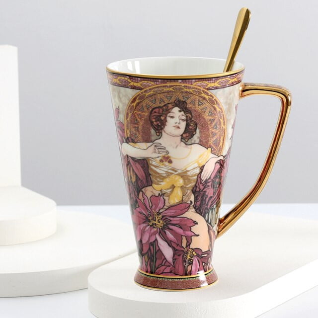 Alphonse Mucha Ceramic mugs – Galartsy