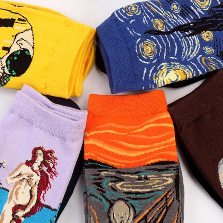 Famous paintings socks – Galartsy